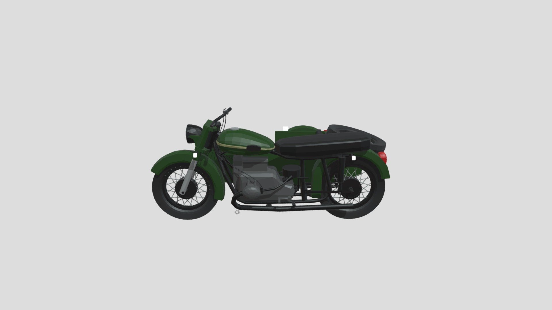 Ural motorcycle - 3D model by Maxim (@maksimkuklev125) [a5ba25e ...