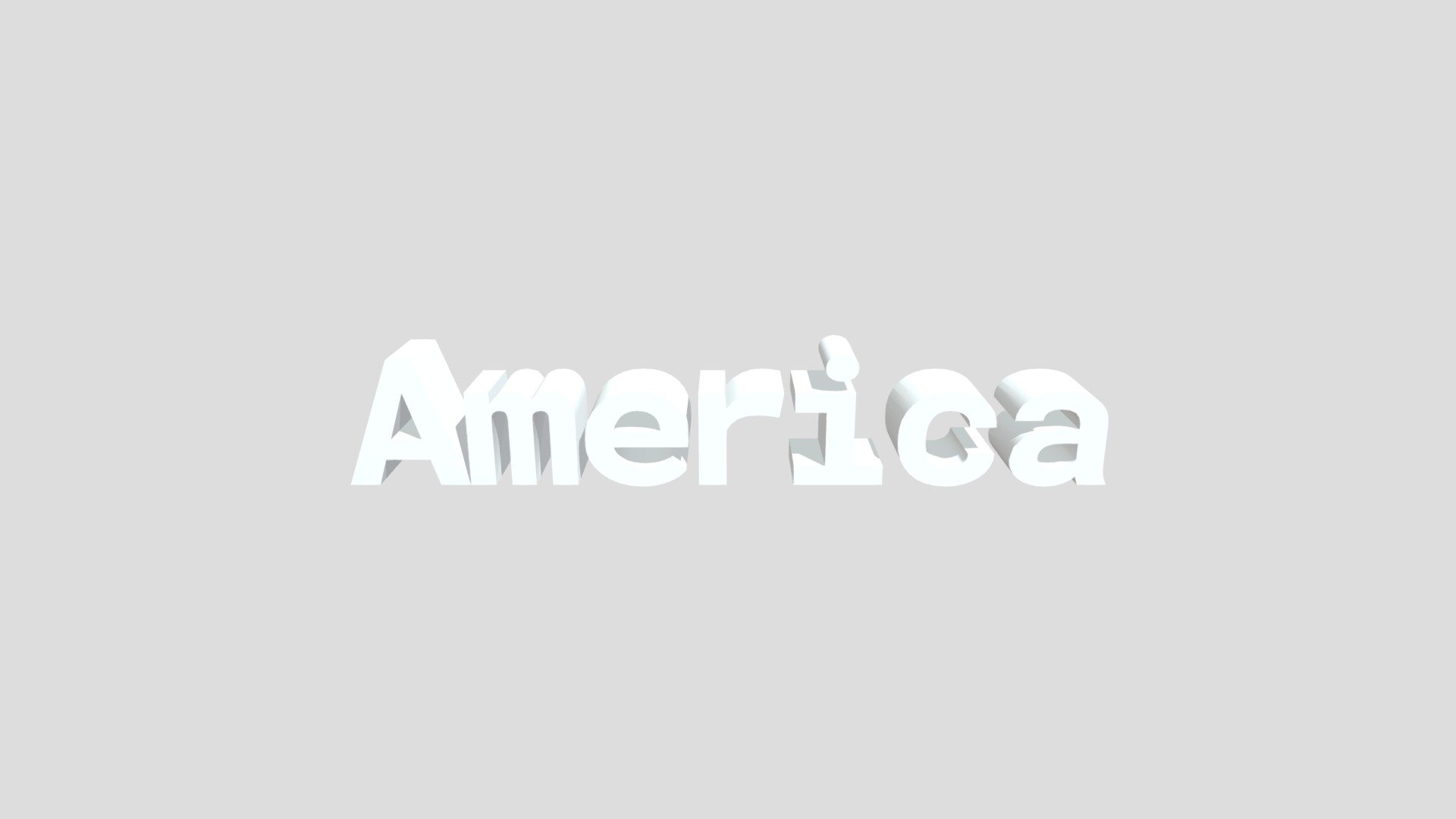 america text. America 3d fond. - Download Free 3D model by bestjankari ...