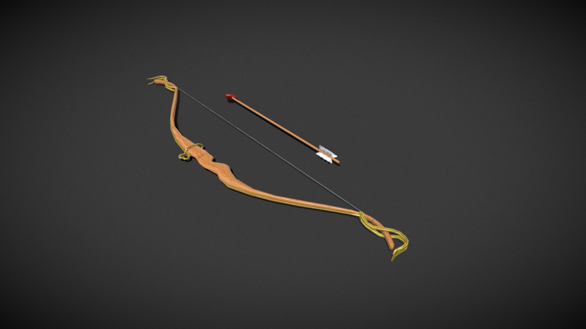 Cupid Bow - Buy Royalty Free 3D model by AlexSW [a5bd813] - Sketchfab Store