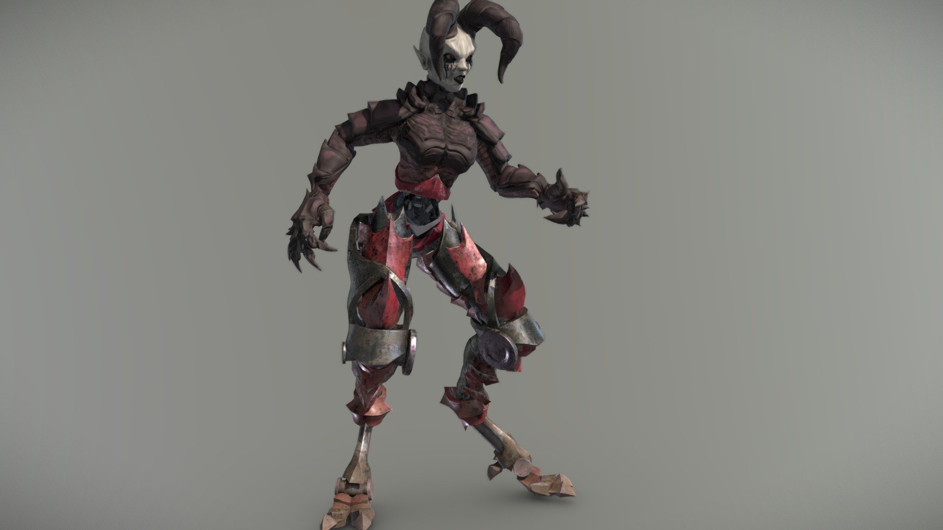 Cybernetic Demon - 3D model by Logan McGuire (@LoganMac) [a5bda1c ...