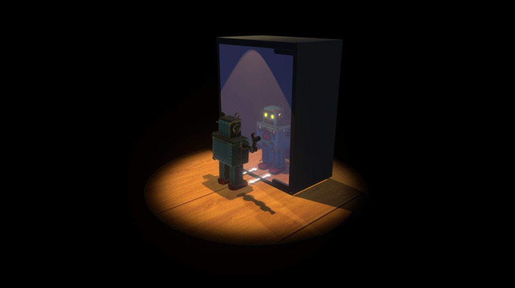 Robot Reflection - 3D model by Gaia Tech (@gaiatech) [a5bda77] - Sketchfab