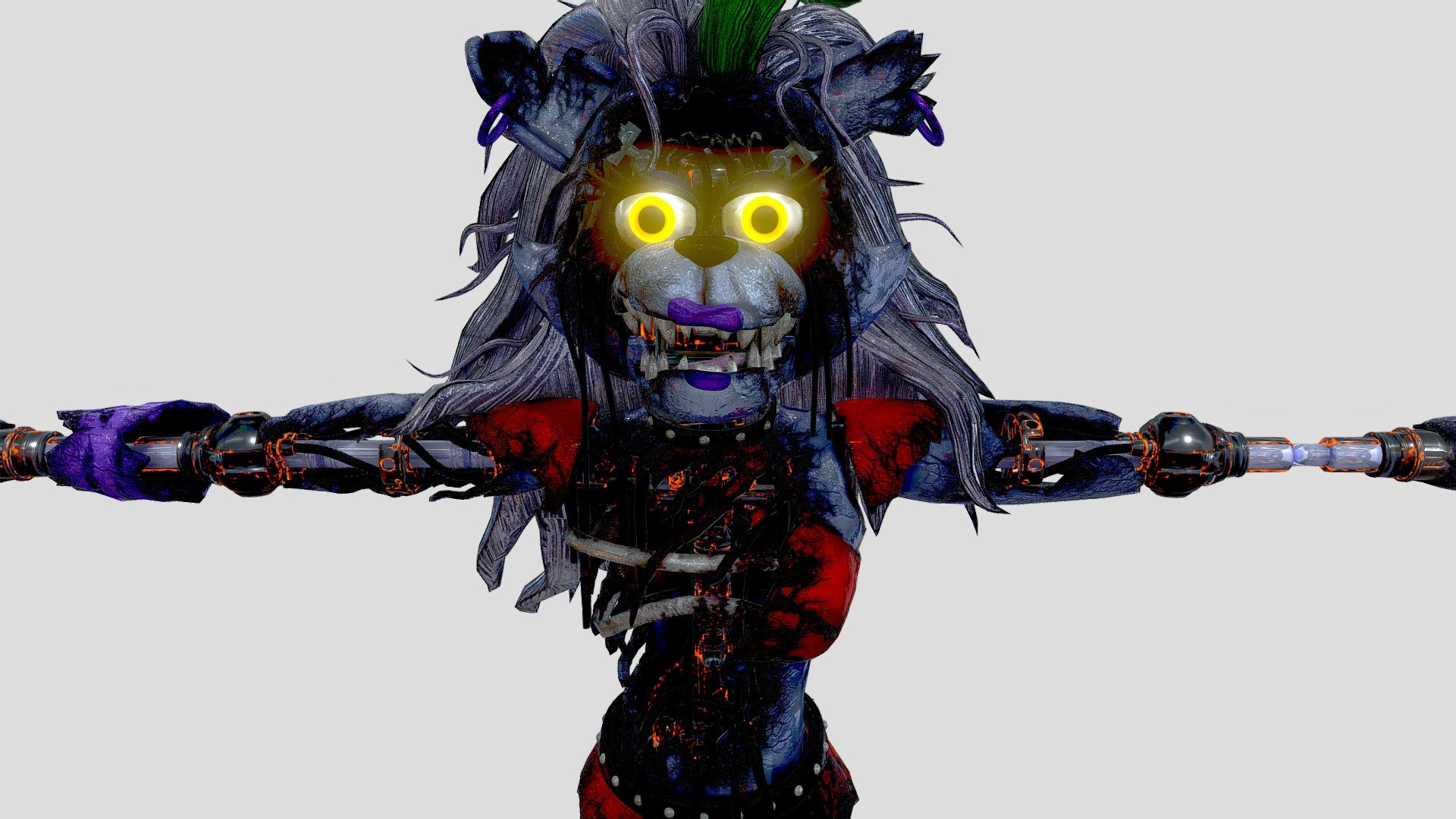Fnaf Sb Pre Shattered Roxy - Download Free 3D model by skylajade69 ...
