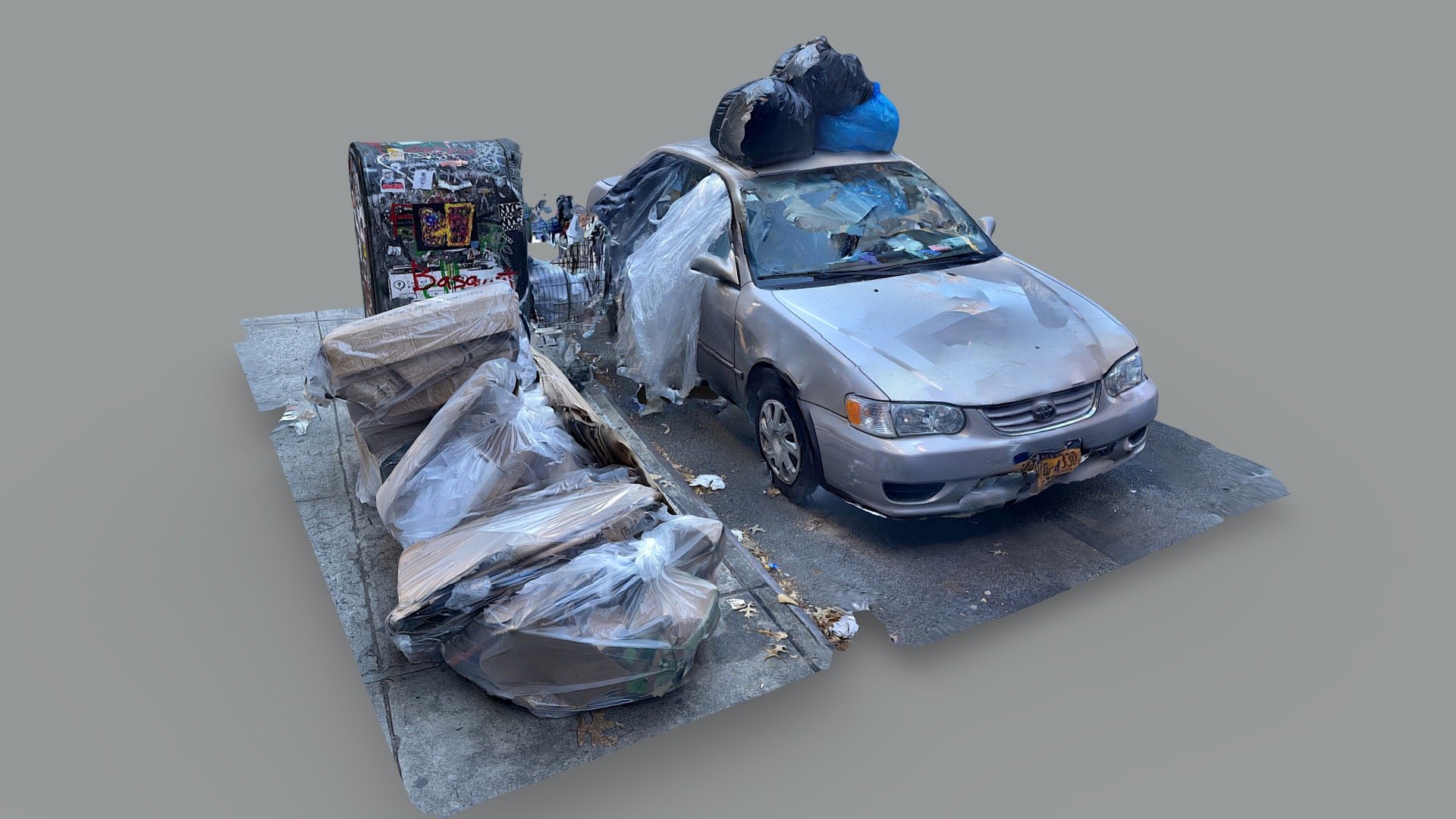 A Hoarder’s Car - 3D model by Stuart Rosenberg (@s2rosenberg) [a5c1dec ...
