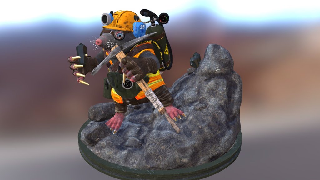 Mole - 3D model by startsevr [a5c4bc8] - Sketchfab