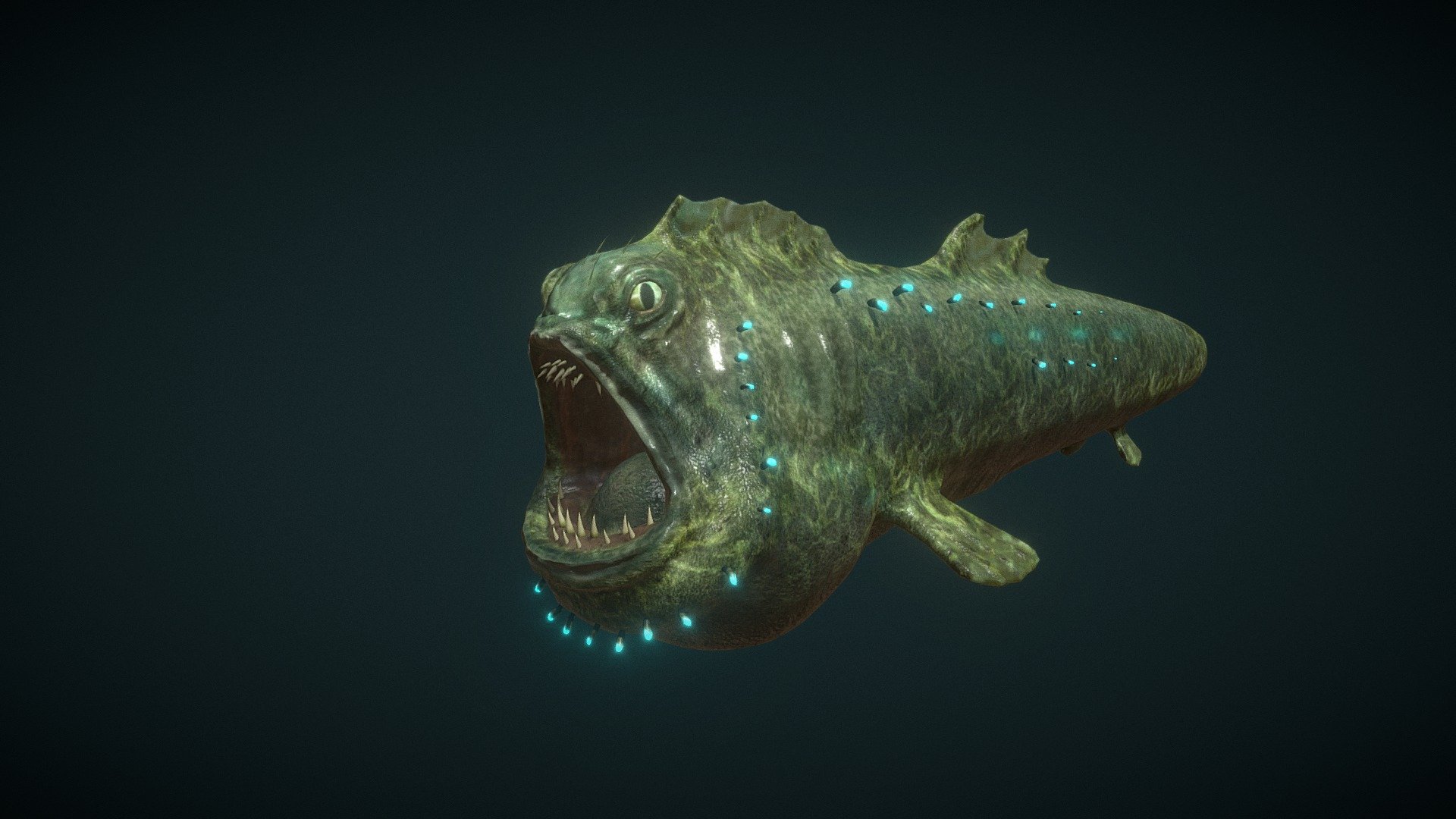 Monster Fish - Download Free 3D model by Maxtoblenter [a5c62b3] - Sketchfab