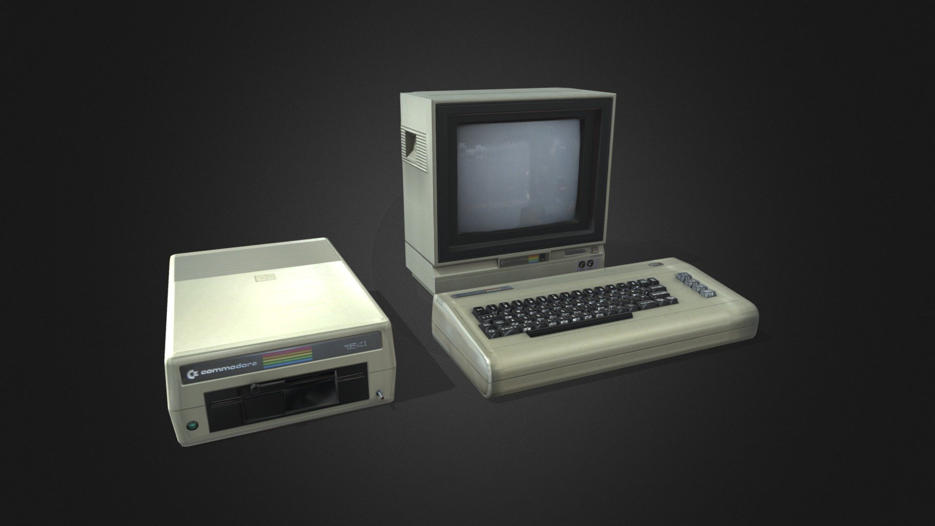 Commodore 64 3D Low Poly - Buy Royalty Free 3D model by SANTA ...