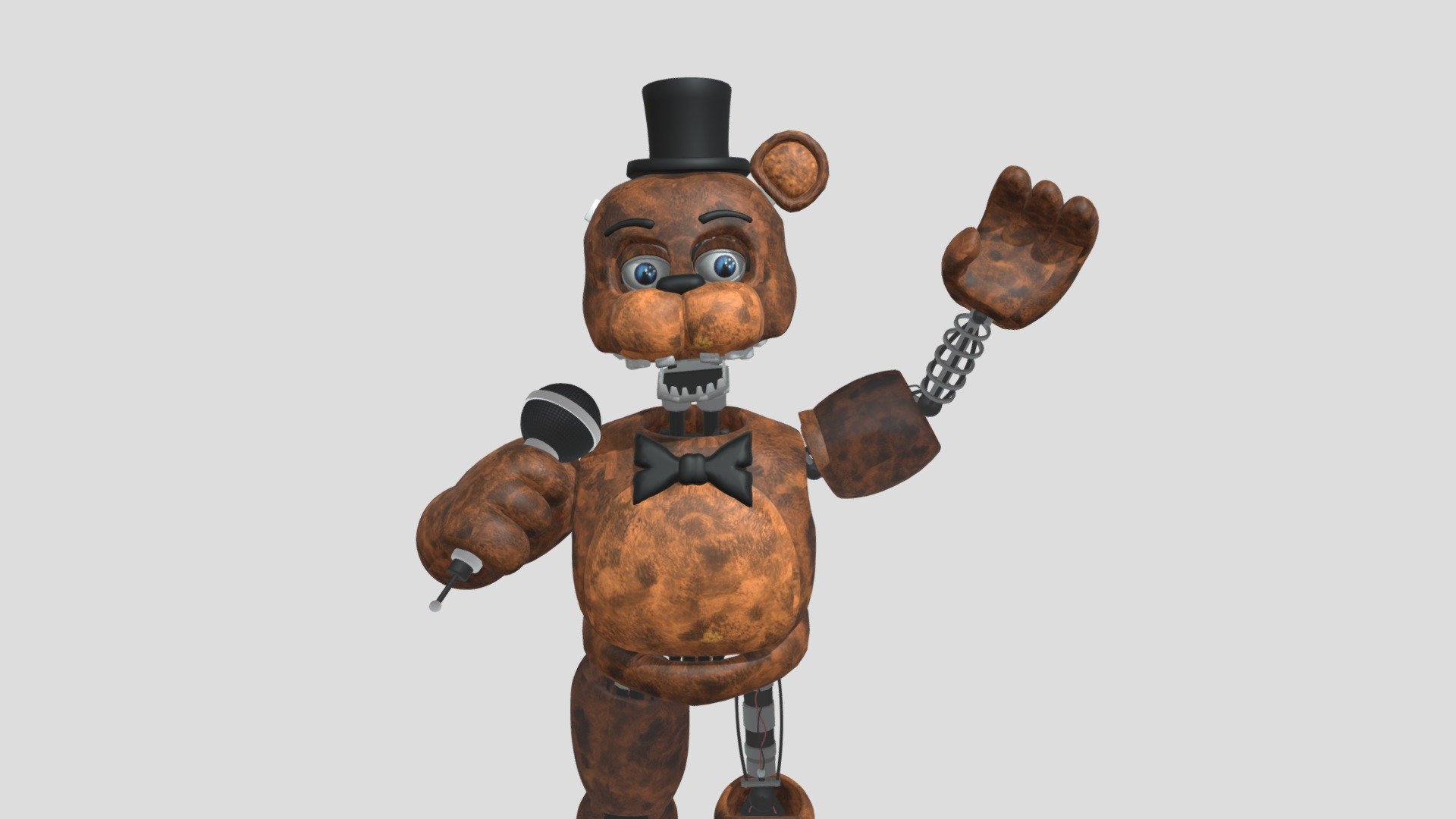 TAF: 1983 Decommissioned Freddy - Download Free 3D model by things_n ...
