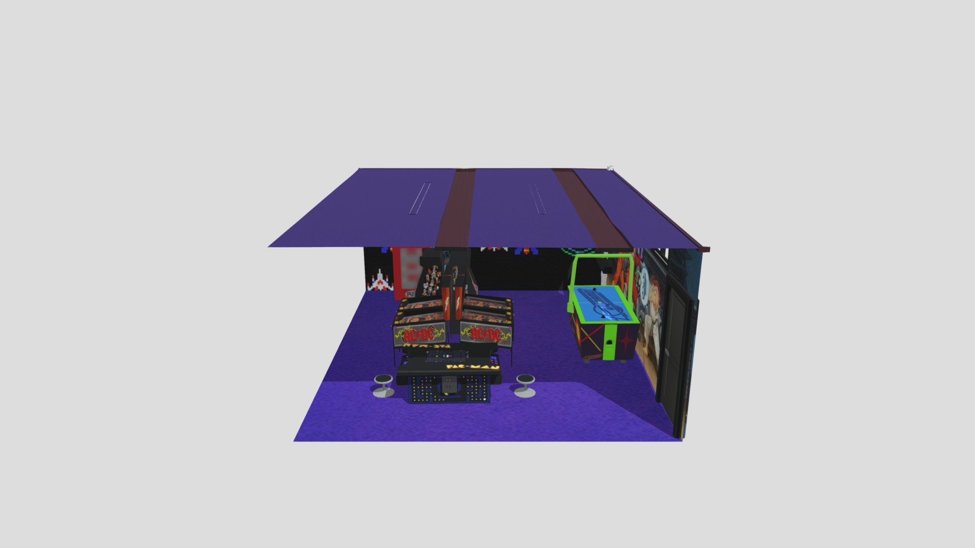 Arcade_scene - 3D model by memeskiduniya121 [a5ca3b7] - Sketchfab