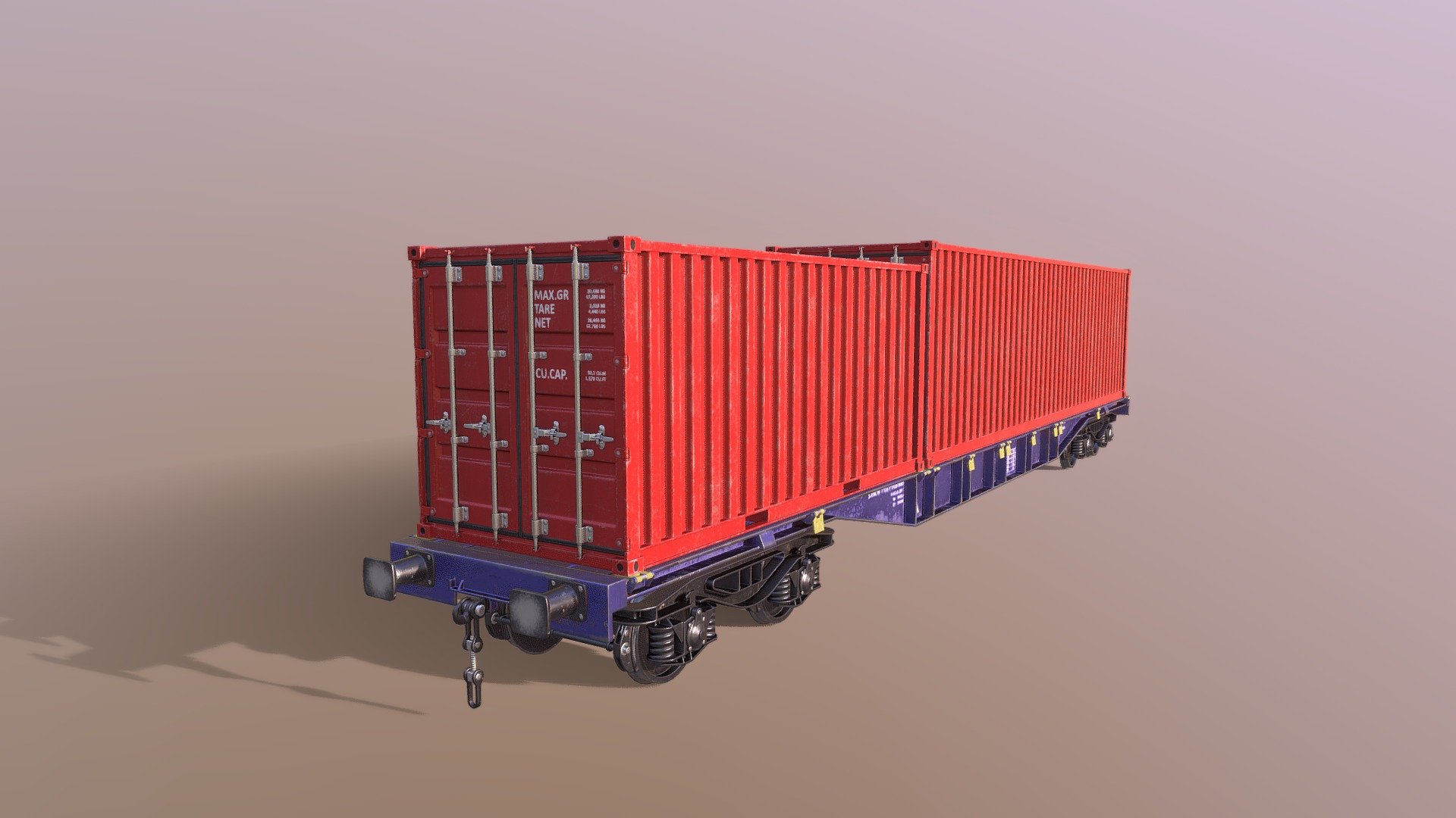 Railwagon Container - 3D model by PADDINGSONS Outsourcing (@Paddingsons ...