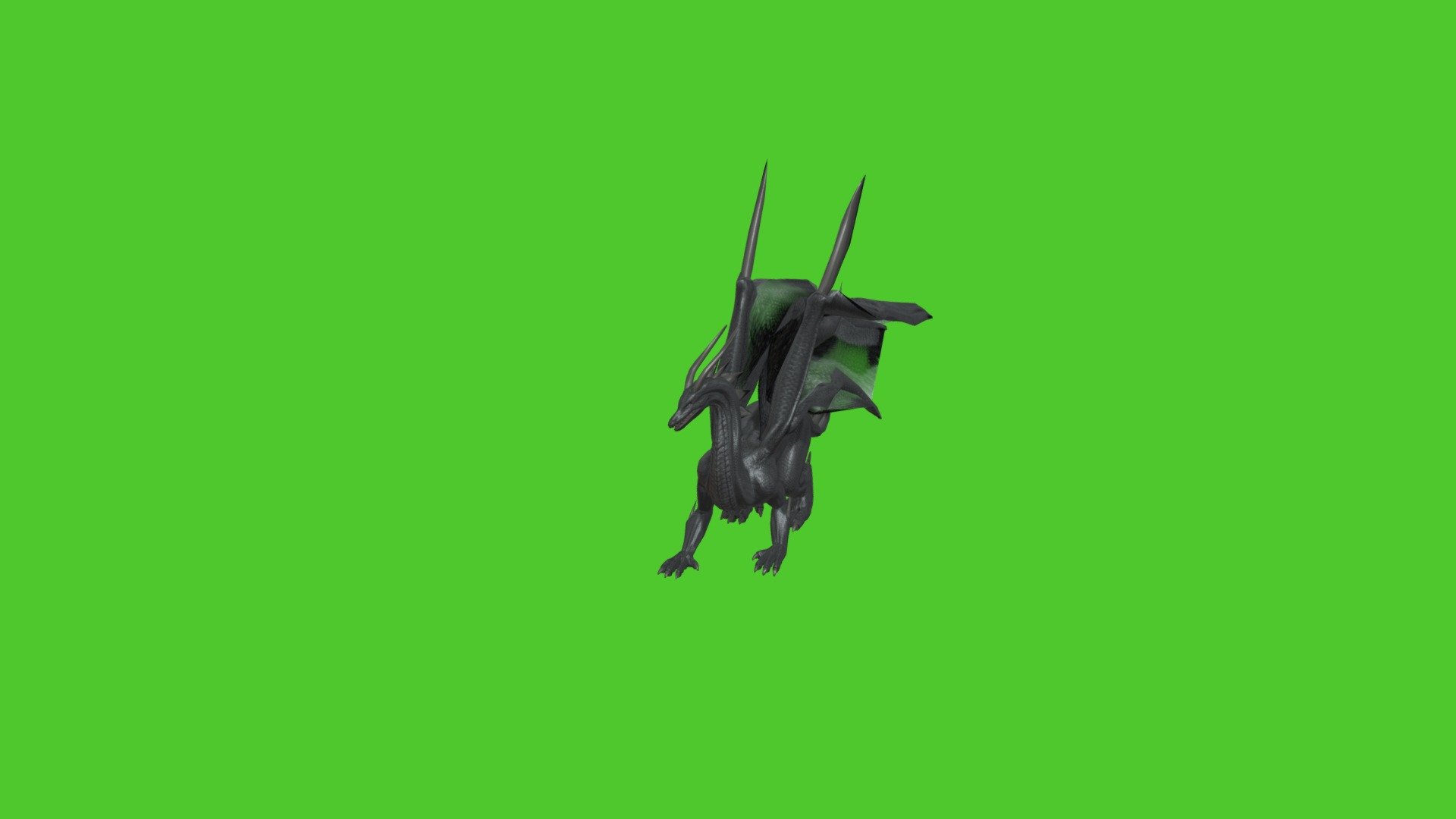 black_dragon_with_idle_animation - Download Free 3D model by ap-school ...