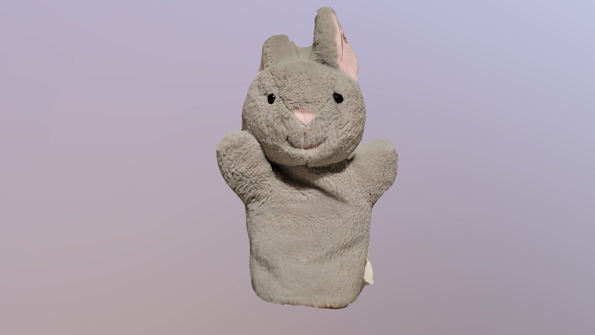 Bunny Hand Puppet (partial scan) - Download Free 3D model by ...