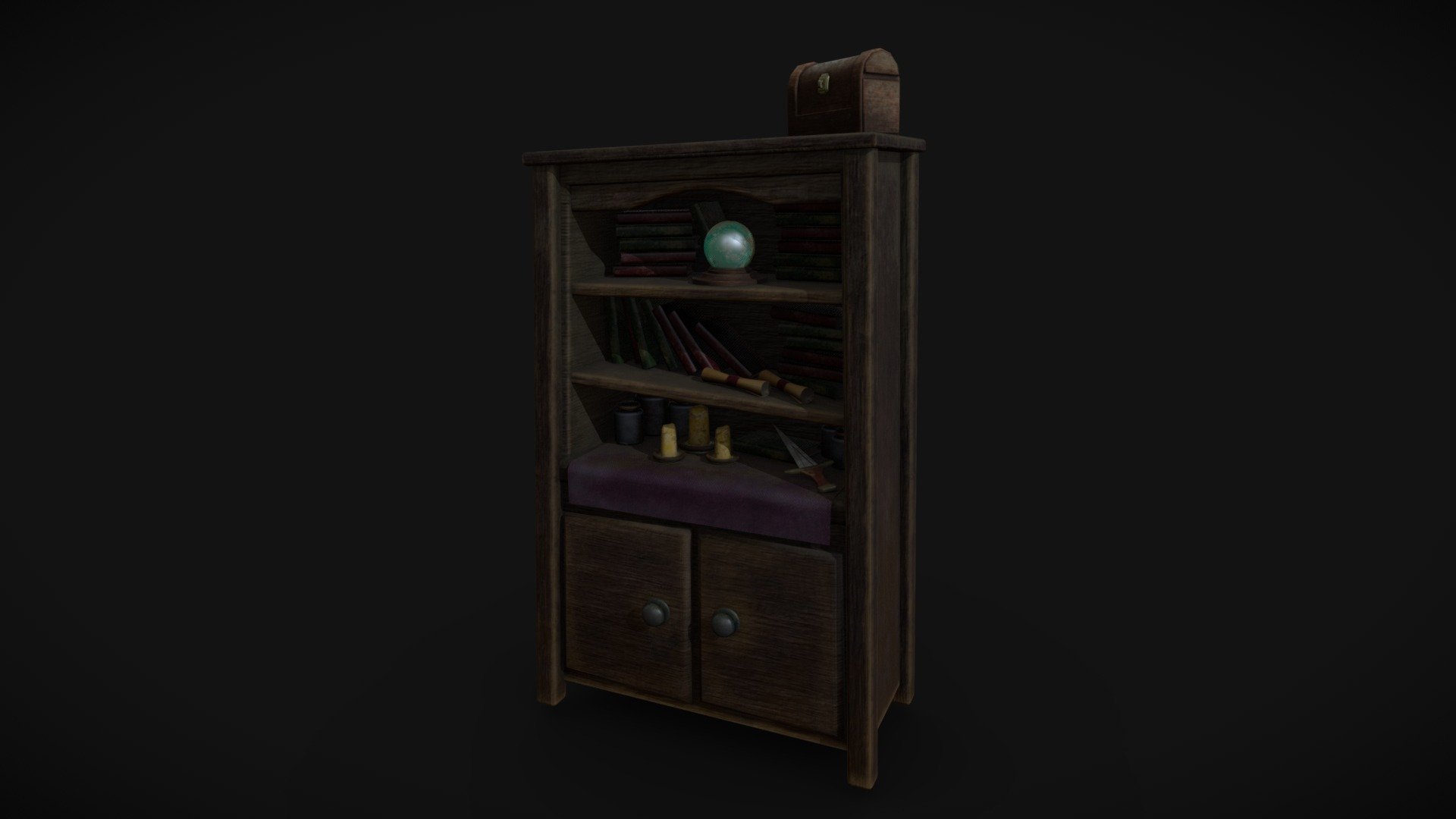 The Haunted House - Bookcase - 3D model by RobertoBoccara [a5d202a ...