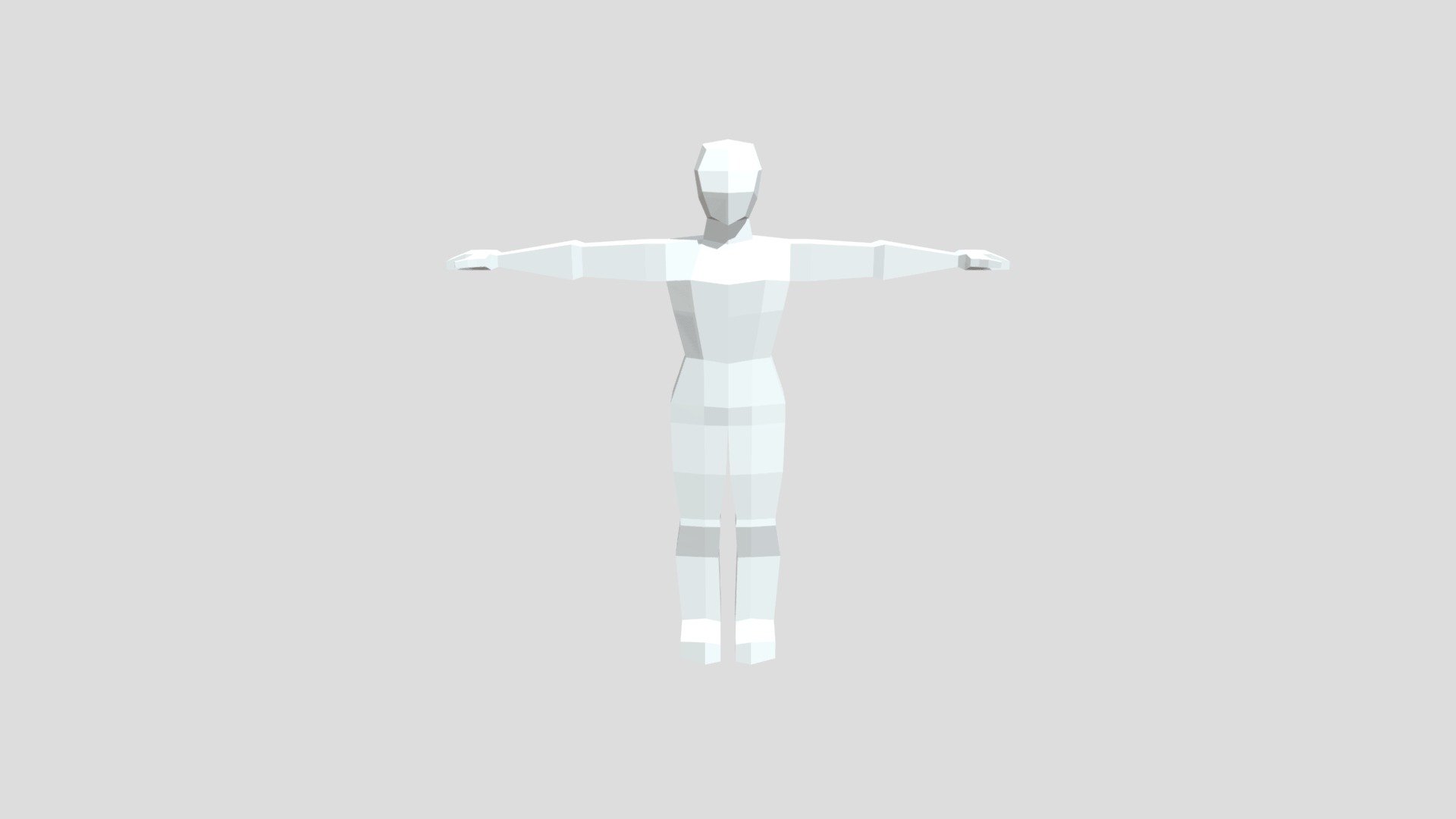 Low Poly Basic Character Base Model - Download Free 3D model by ...