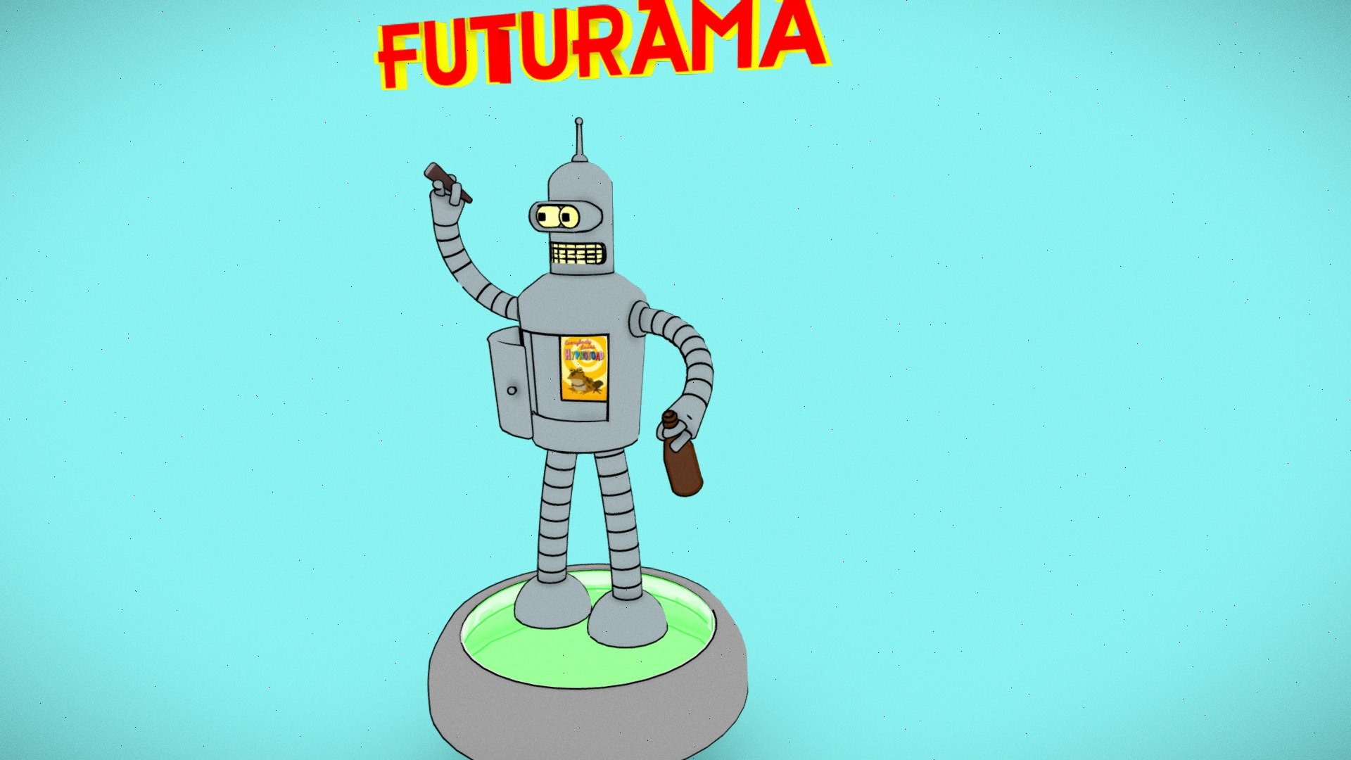 Bender - FUTURAMA - Download Free 3D model by ivan alarcon (@capivan ...