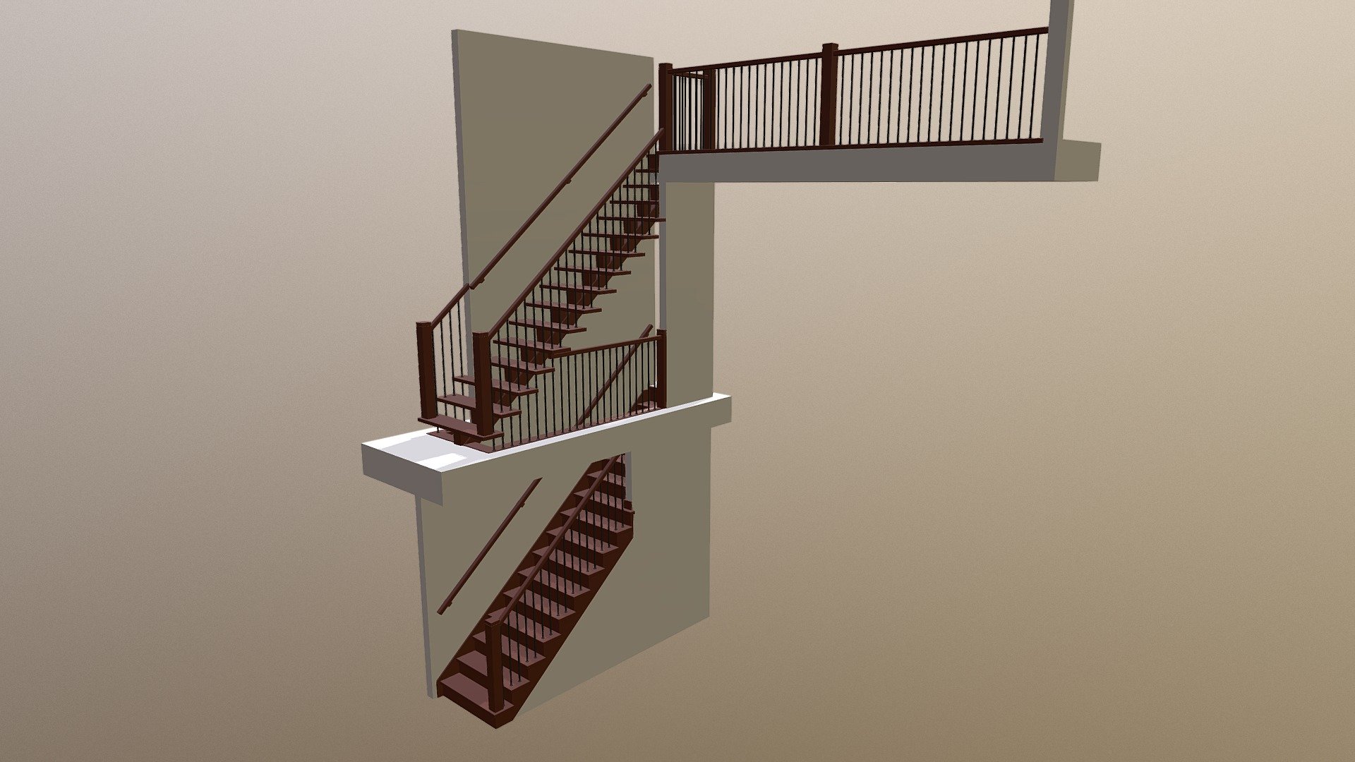 Escalier 102476 - 3D model by Hugo Boisvert (@hugob) [a5d38dc] - Sketchfab