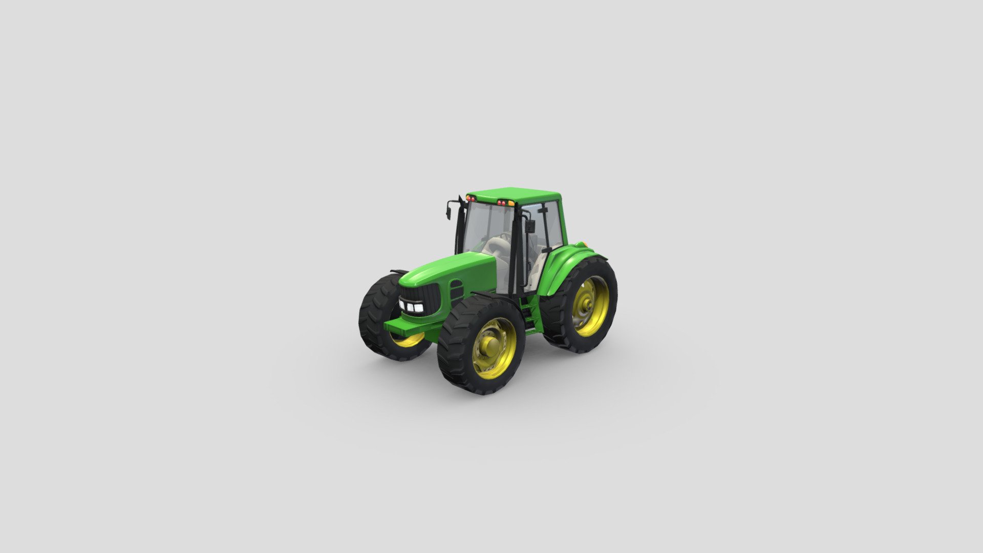 Low Poly Tractor - Buy Royalty Free 3D model by 3dia [a5d49d1 ...