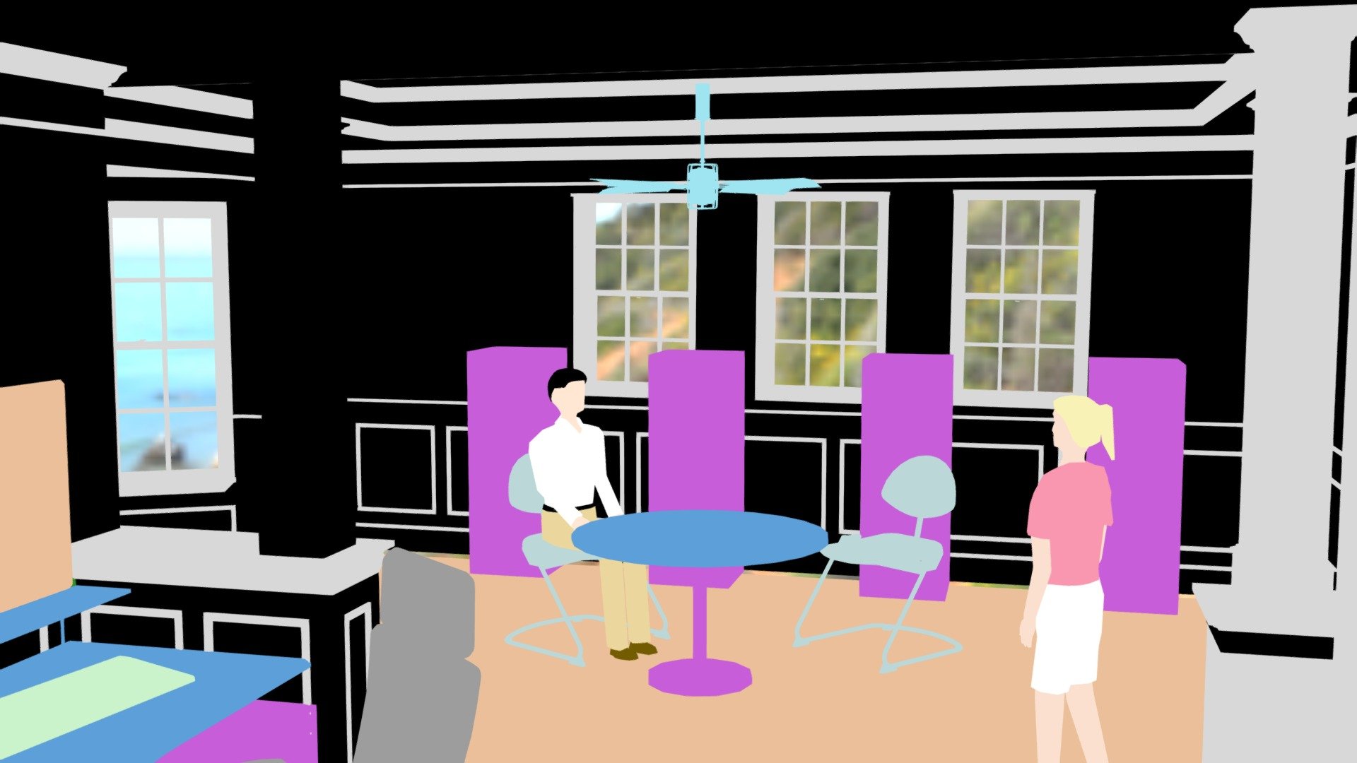 Office Layout - 3D model by The Modeller (@regor) [a5d9cad] - Sketchfab