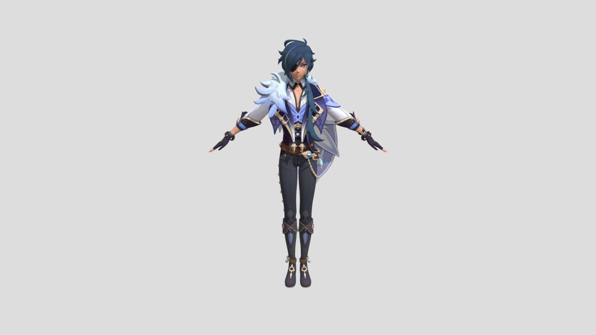 Kaeya - 3D model by Faiz08 [a5daeed] - Sketchfab