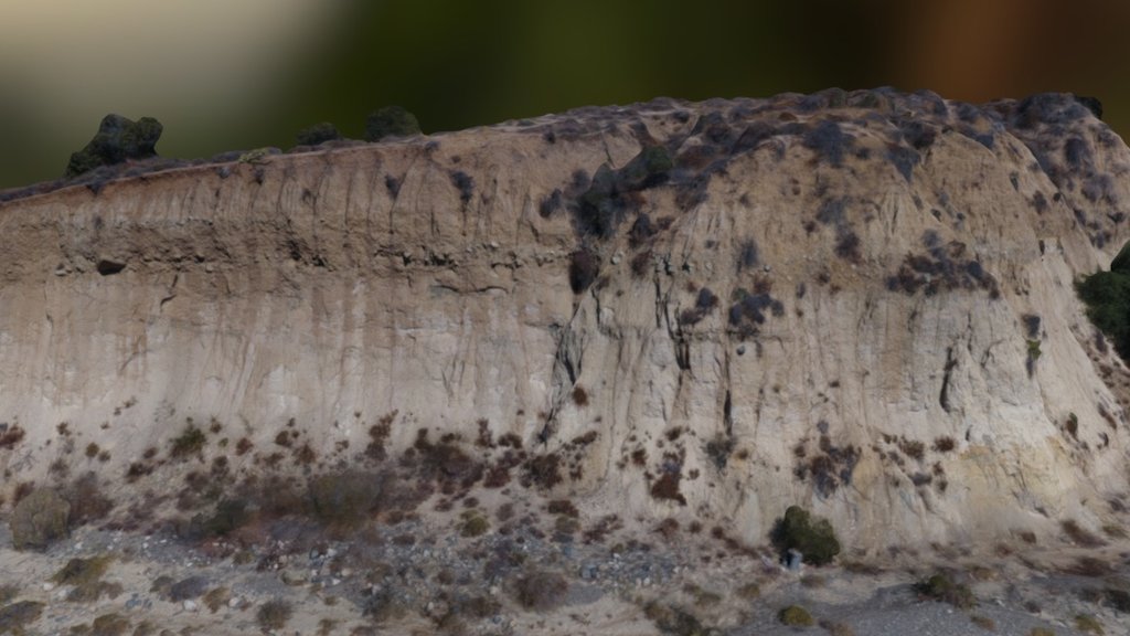 Cliff visualization for soil erosion monitoring - 3D model by Ryan ...