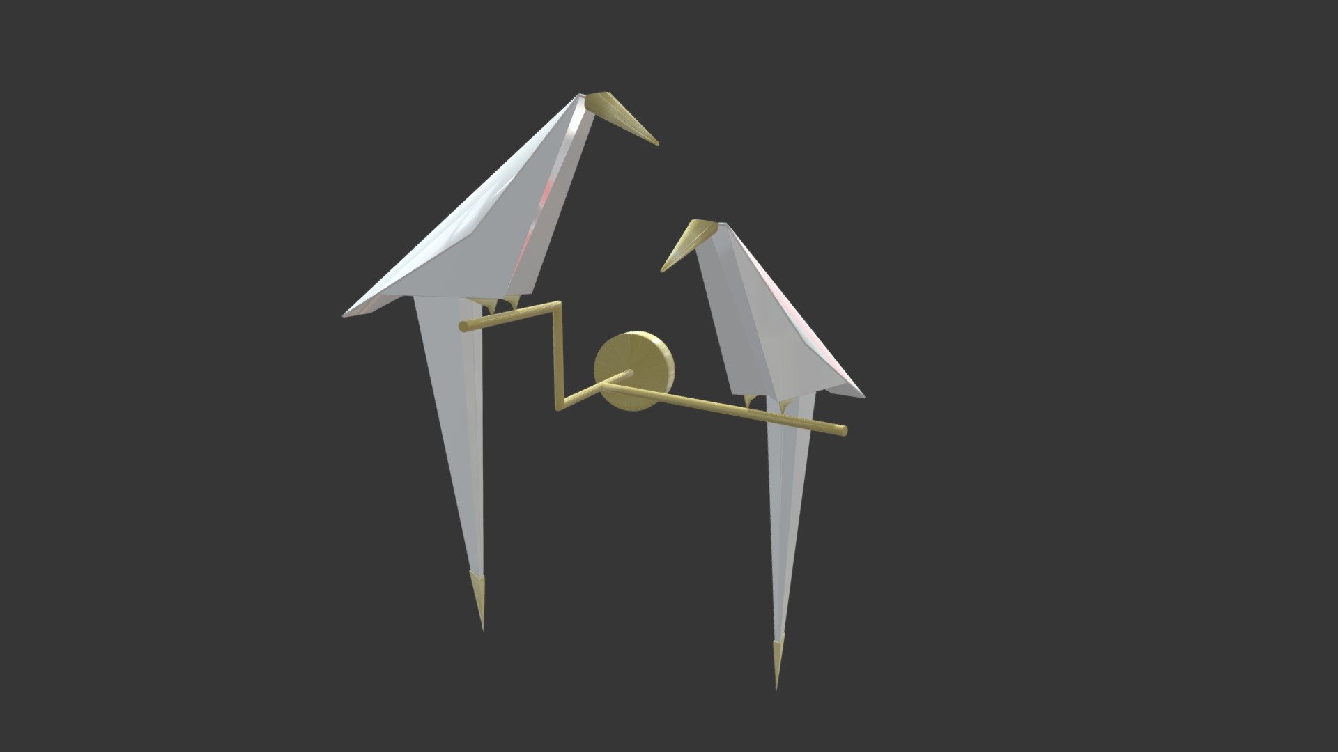 Bird Wall Lamp - 3D model by furkancakar [a5dd16a] - Sketchfab