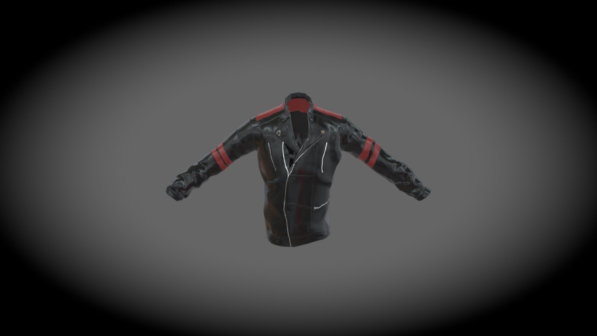 Vintage Cafe Racing Jacket - 3D model by DminKing [a5de3db] - Sketchfab