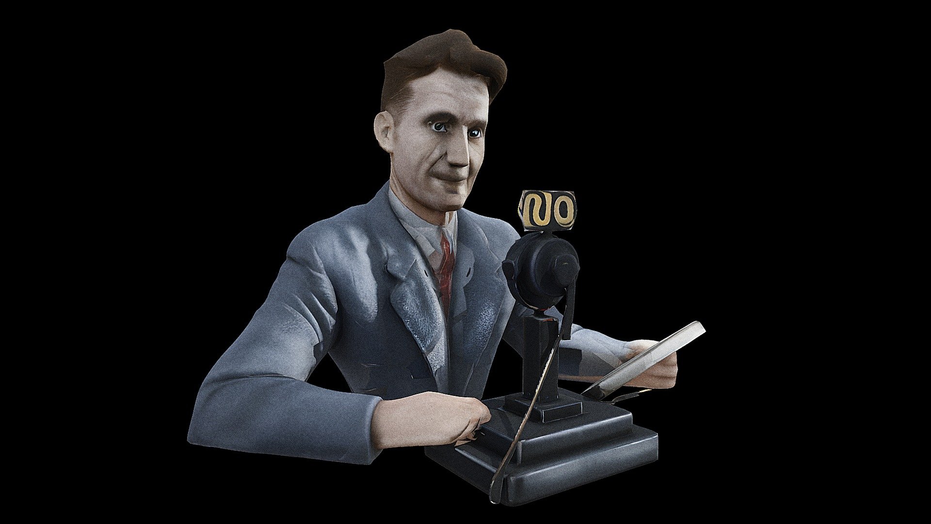 George Orwell - Download Free 3D model by yugengen [a5df20f] - Sketchfab