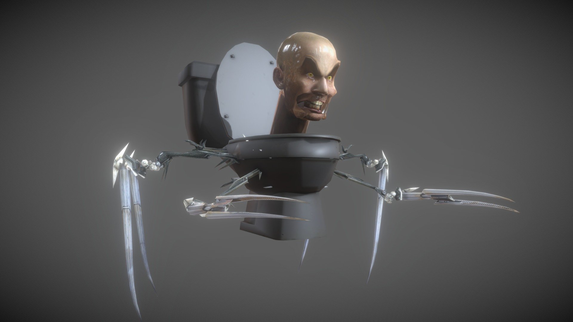 Hexa Claw skibidi toilet - Download Free 3D model by photon (that one ...