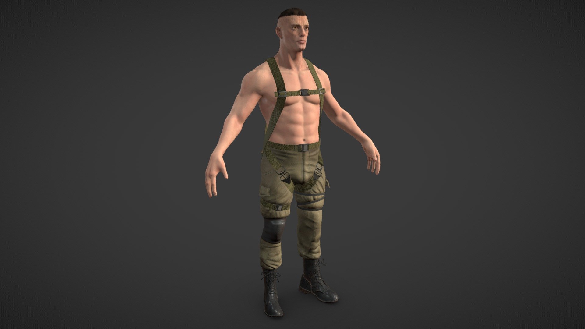 Character_MGSV_Inspired - 3D model by JGHolt [a5e0eb4] - Sketchfab