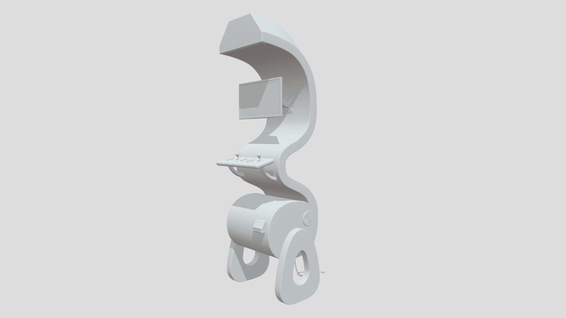 Abstract Arcade Cabinet - Download Free 3D model by Johan Kramm ...