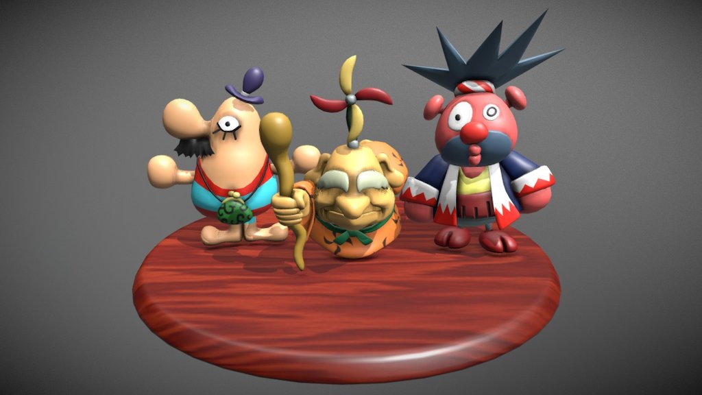 Moon character_05 - 3D model by GEKIMURA [a5e1d94] - Sketchfab