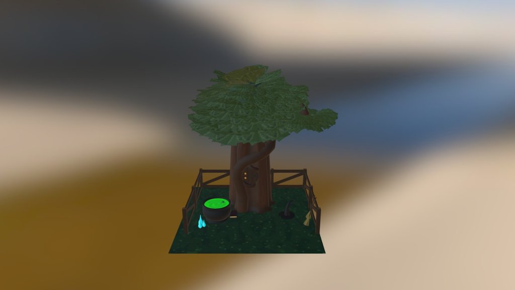 Witch's Tree - 3D model by callumwaitefw [a5e3d55] - Sketchfab
