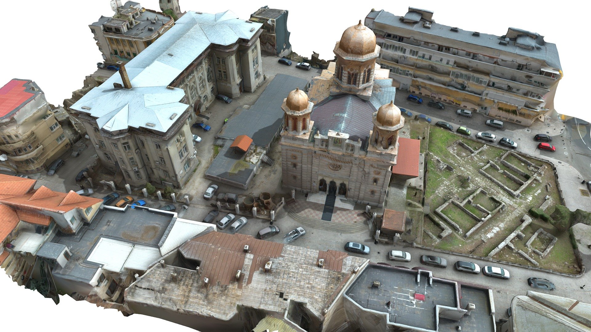 Catedrala Tomisului - incadrare in zona - 3D model by BIM GIS Concept ...