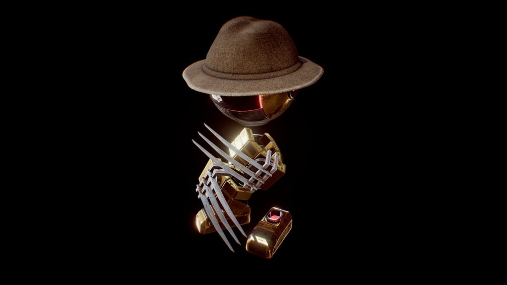 Tyler: Model 005 American Slasher Gold - 3D model by Reversed ...