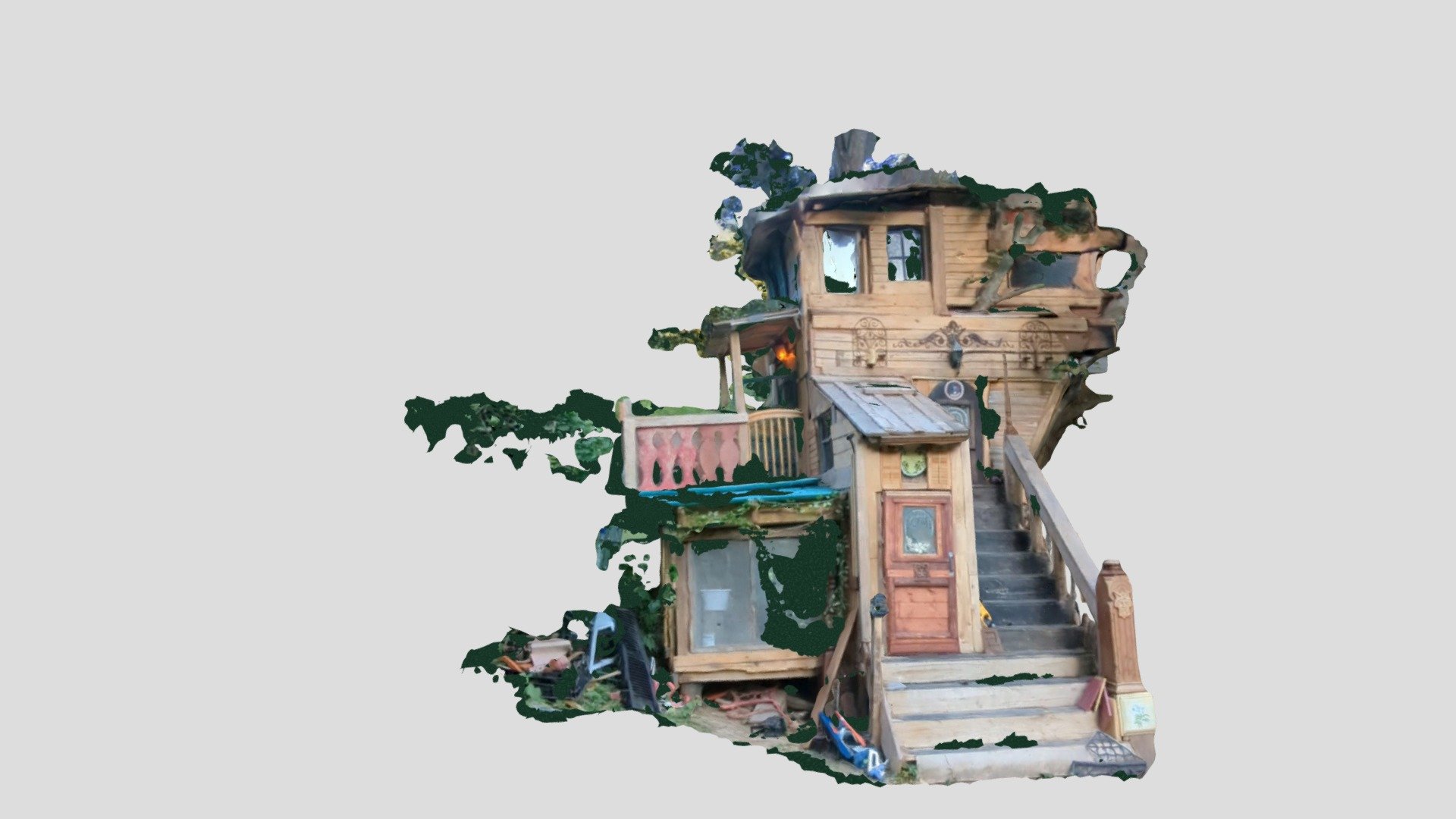Whimsical treehouse - Download Free 3D model by VR Voyaging ...