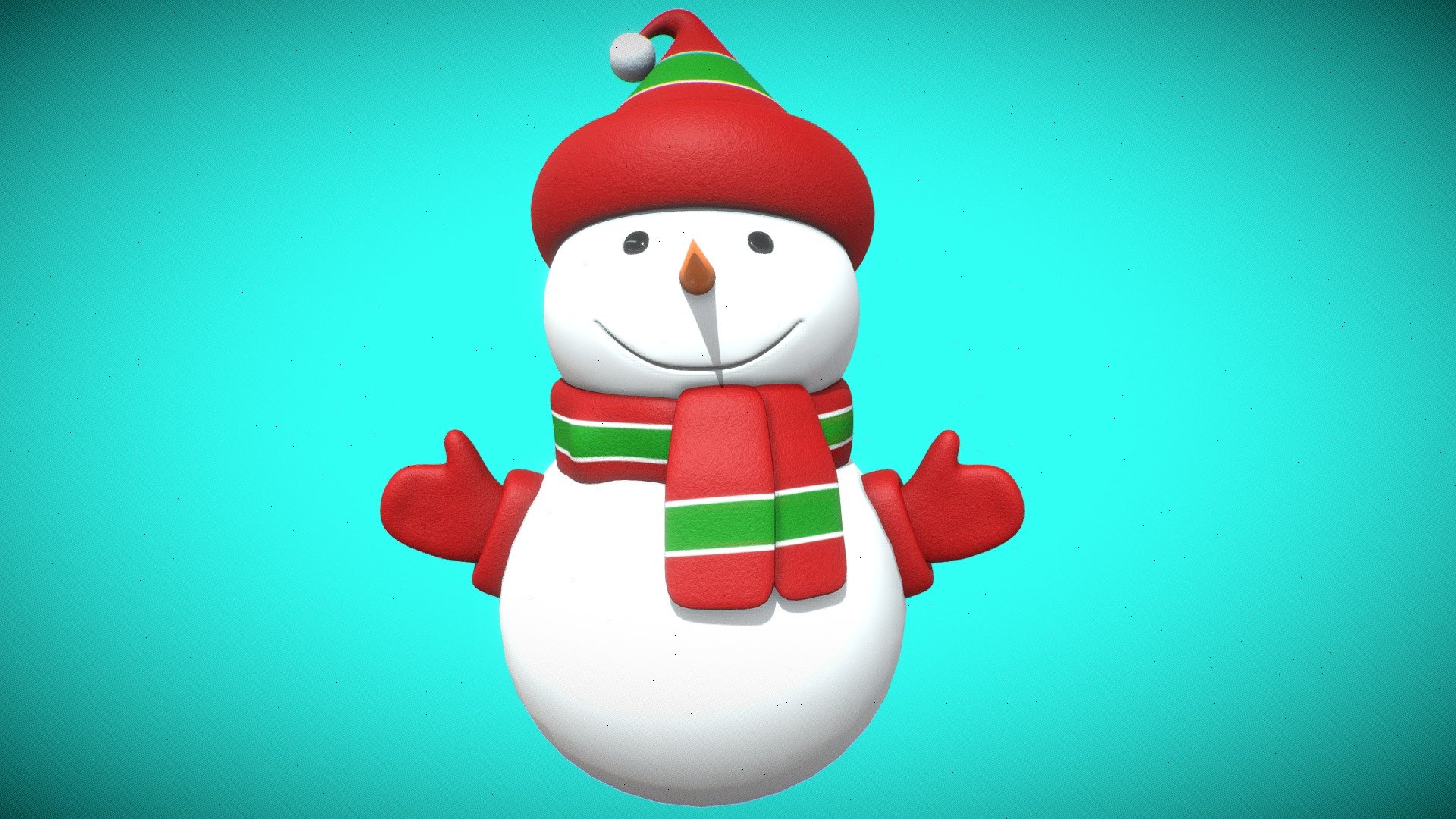 Snowman - Buy Royalty Free 3D model by NebulaLLC [a5e55de] - Sketchfab ...