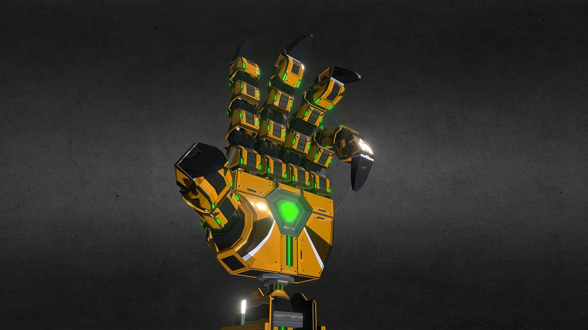 mechanical_hands - 3D model by HARUHIME (@haruk) [a5e7667] - Sketchfab