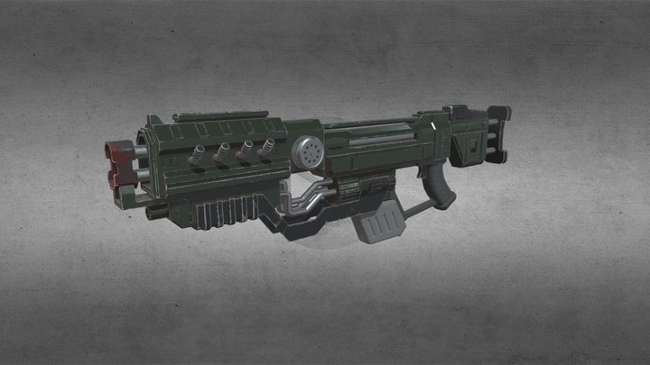 Sci-fi-weapon 3D models - Sketchfab