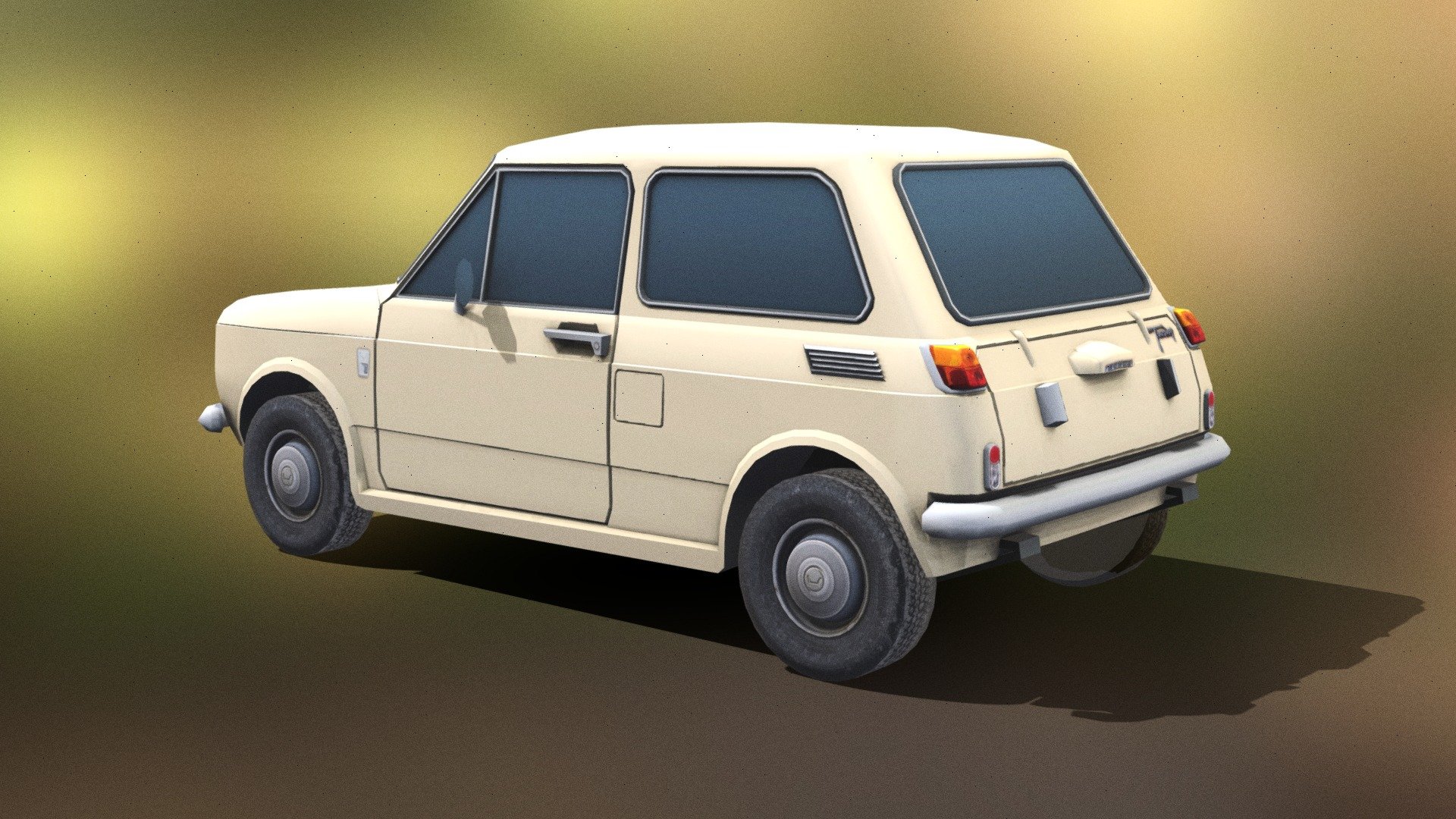 1970 Honda N600 Original - 3D model by rkd.zone [a5e87fa] - Sketchfab