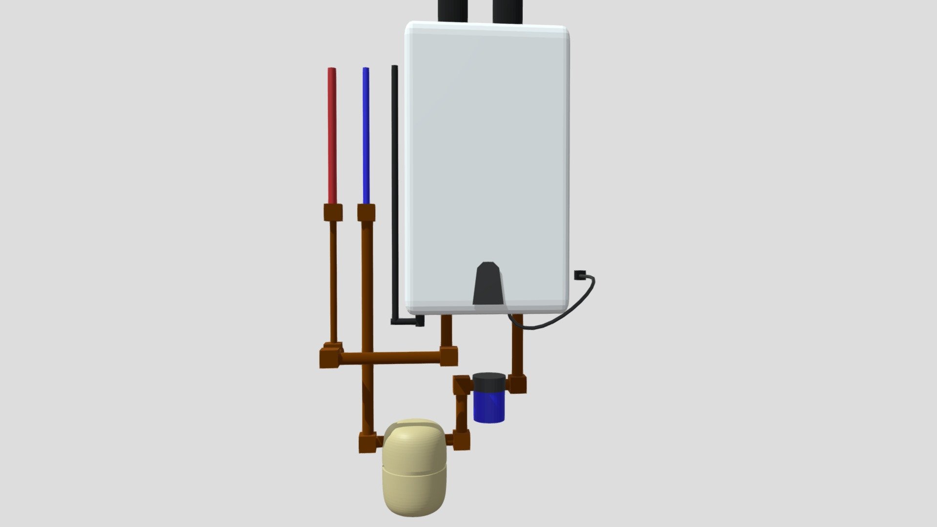 Tankless Hot Water - 3D model by Mario (@mariosabogal) [a5eced9 ...