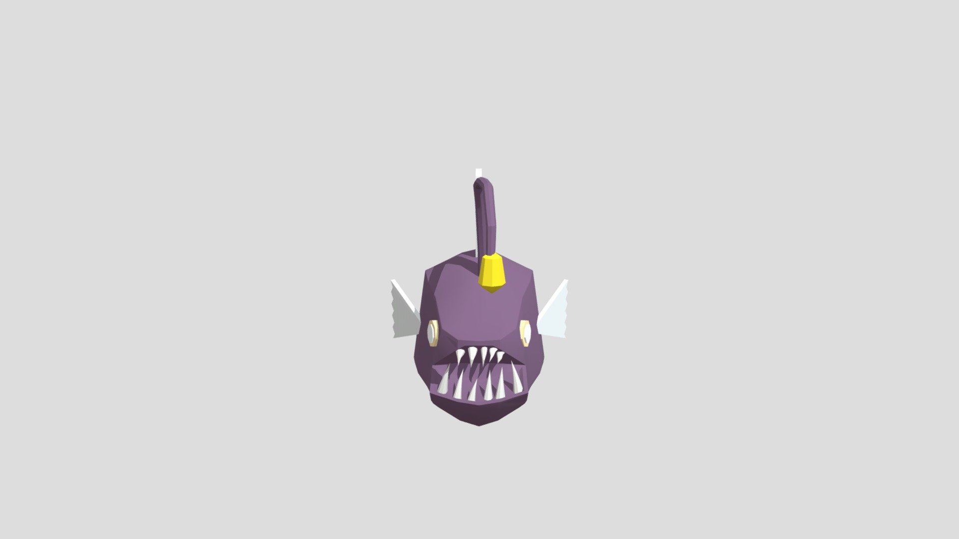 Low Poly Angler Fish - 3D model by norvilledoo [a5ef167] - Sketchfab