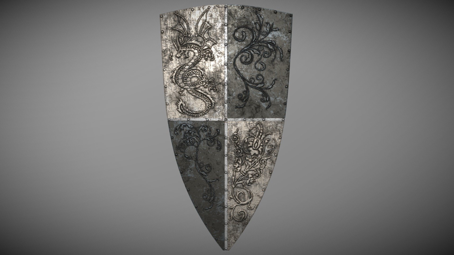 Engraved Knight Shield - Buy Royalty Free 3D model by Autonarch ...