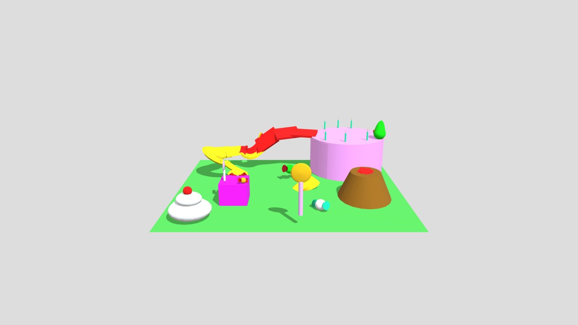 Candy Land - 3D model by jgthomps [a5ef828] - Sketchfab