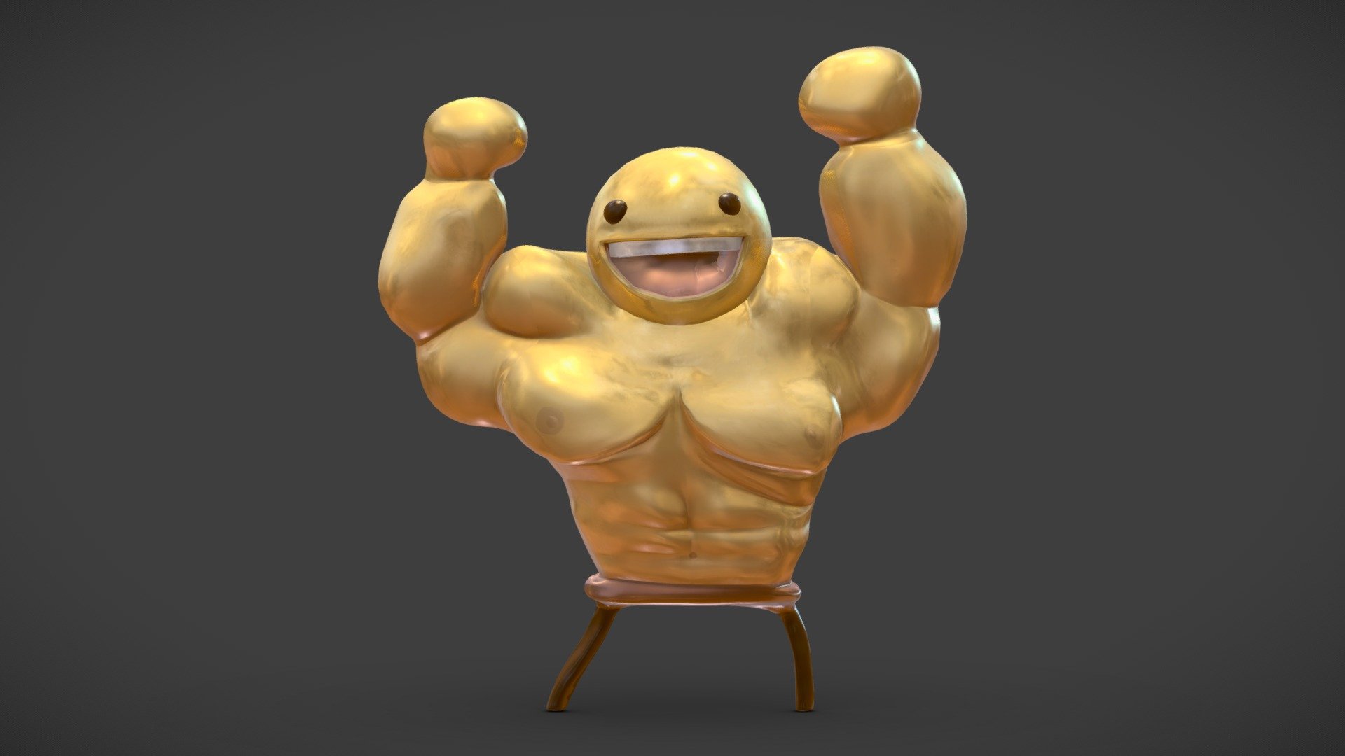 Golden God - Download Free 3D model by Duznot (@duz_vr) [a5f0676 ...