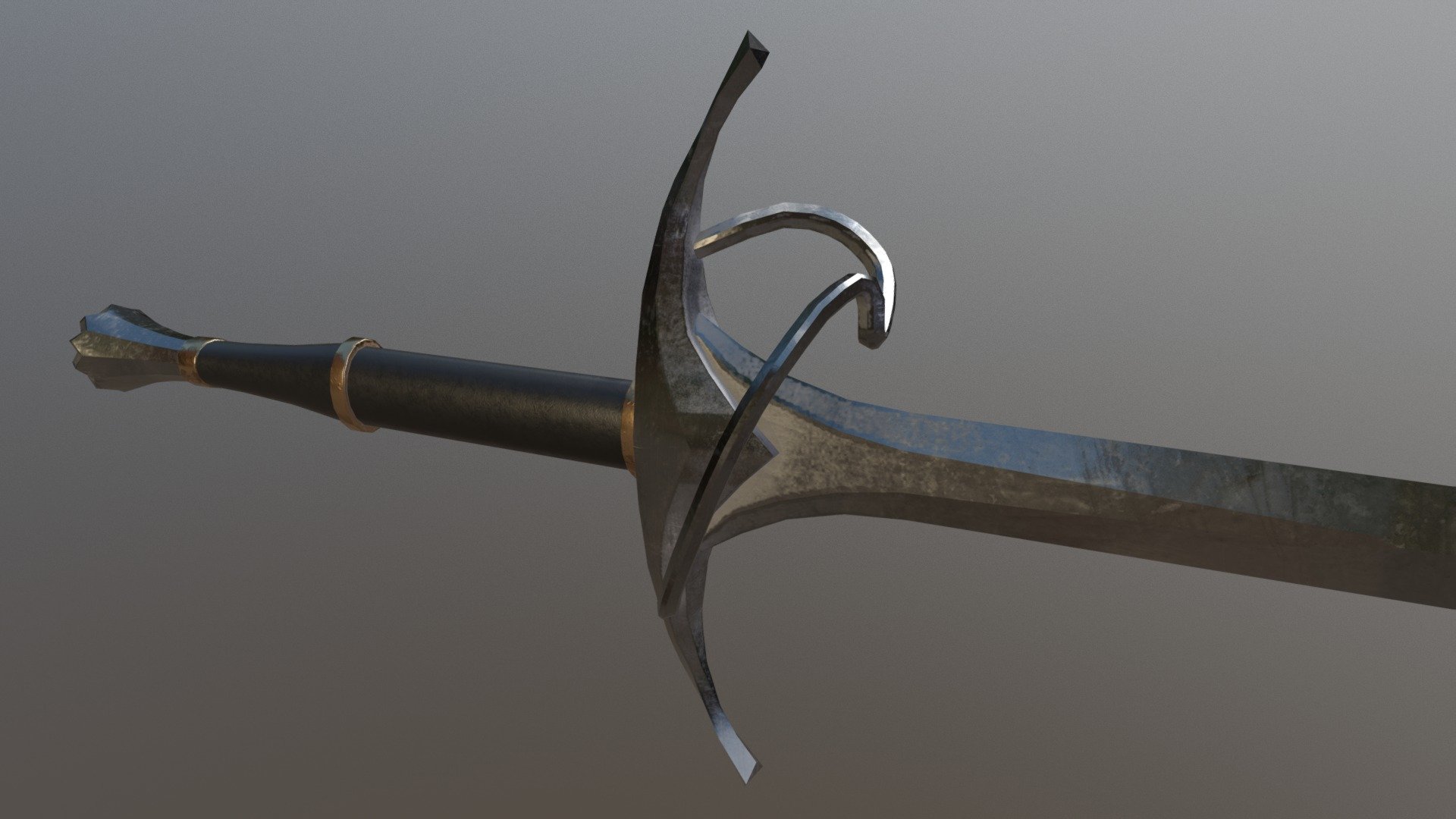 Longsword - Download Free 3D model by Gustav Pethrus (@ButtUnicorn ...