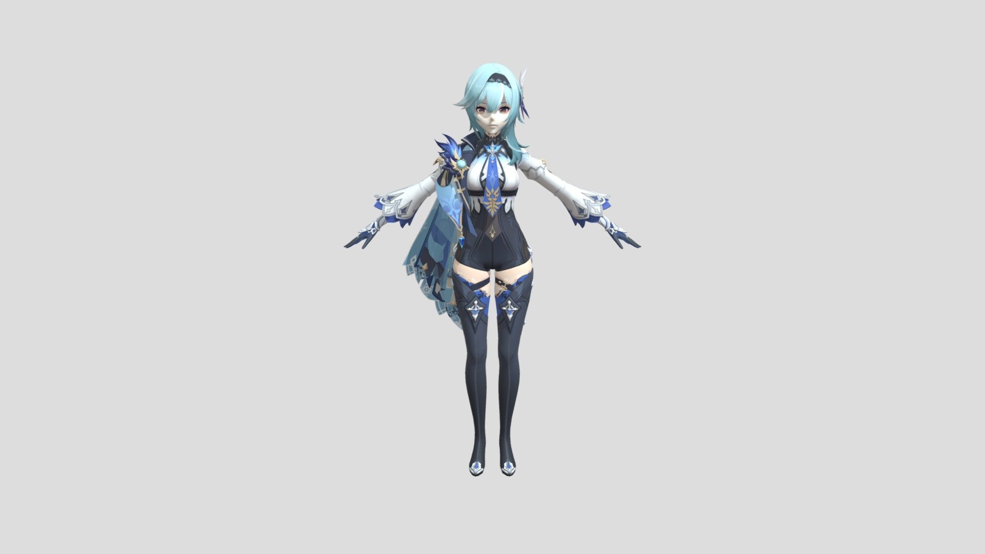 Eula (Genshin Impact) - Download Free 3D model by MakimaMyWife ...