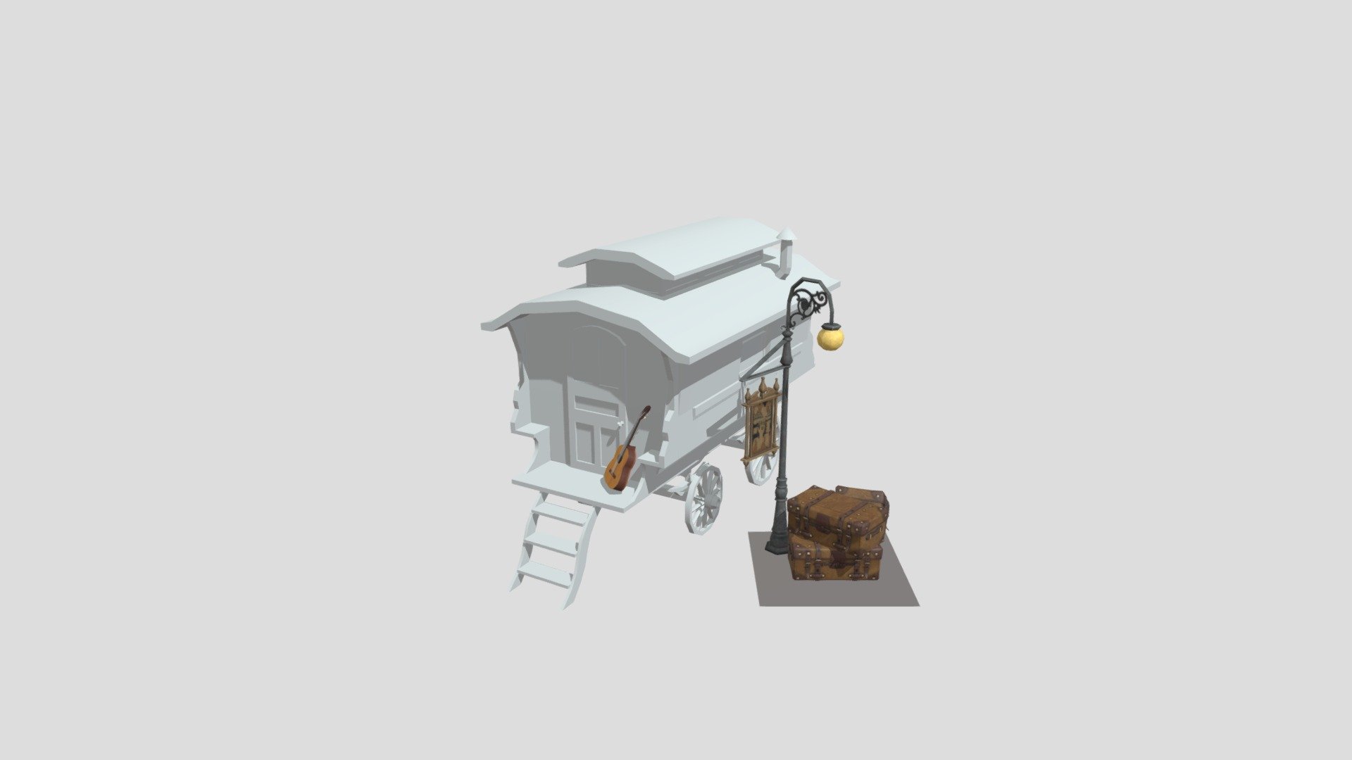 DAE 5 Finished props - Roma Grandma - 3D model by Zaid_Daoud [a5f4fc0 ...