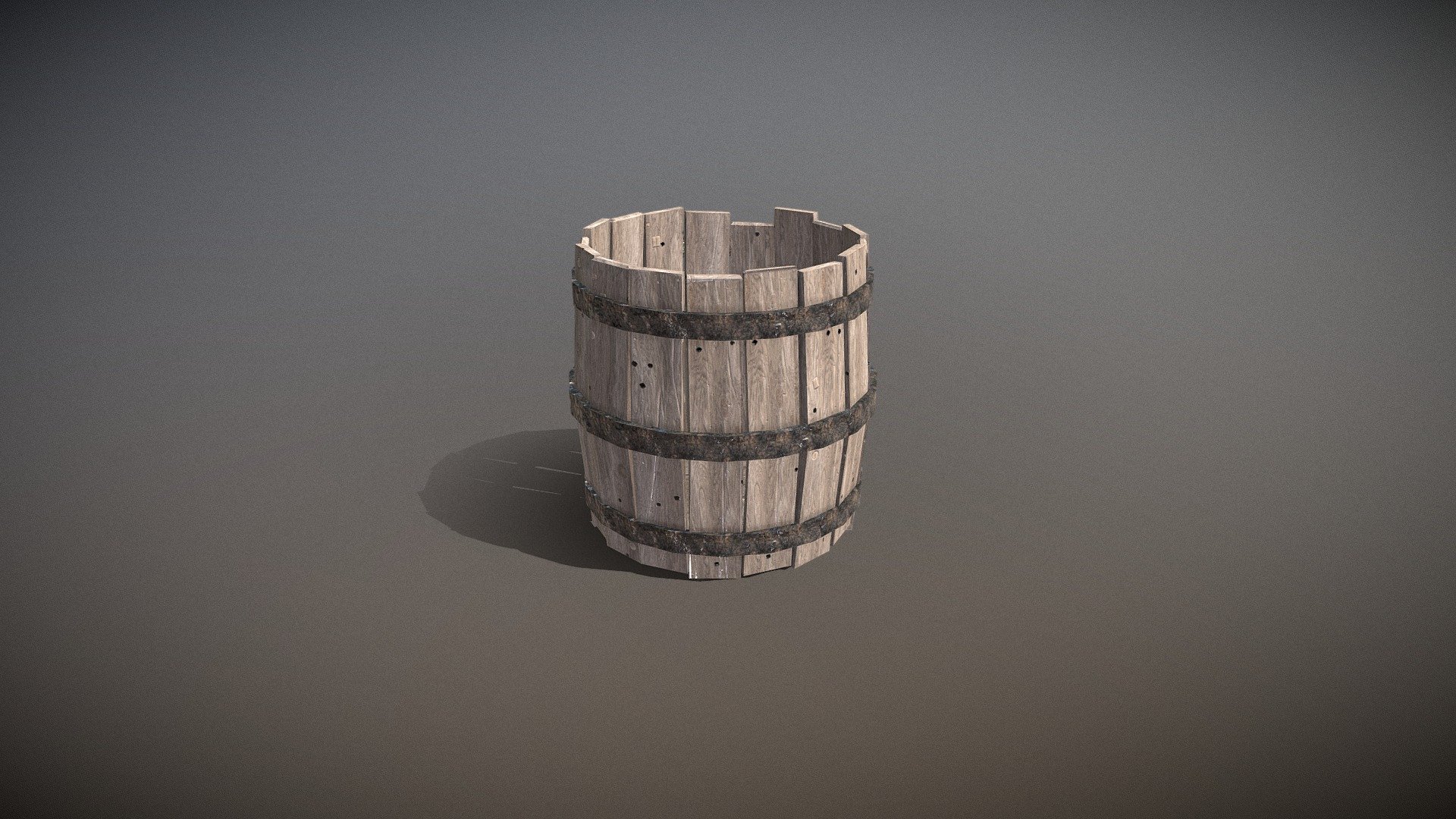 Low Poly Barrel - 3D model by Cal Millward (@CallumMillward) [a5f7fc8 ...