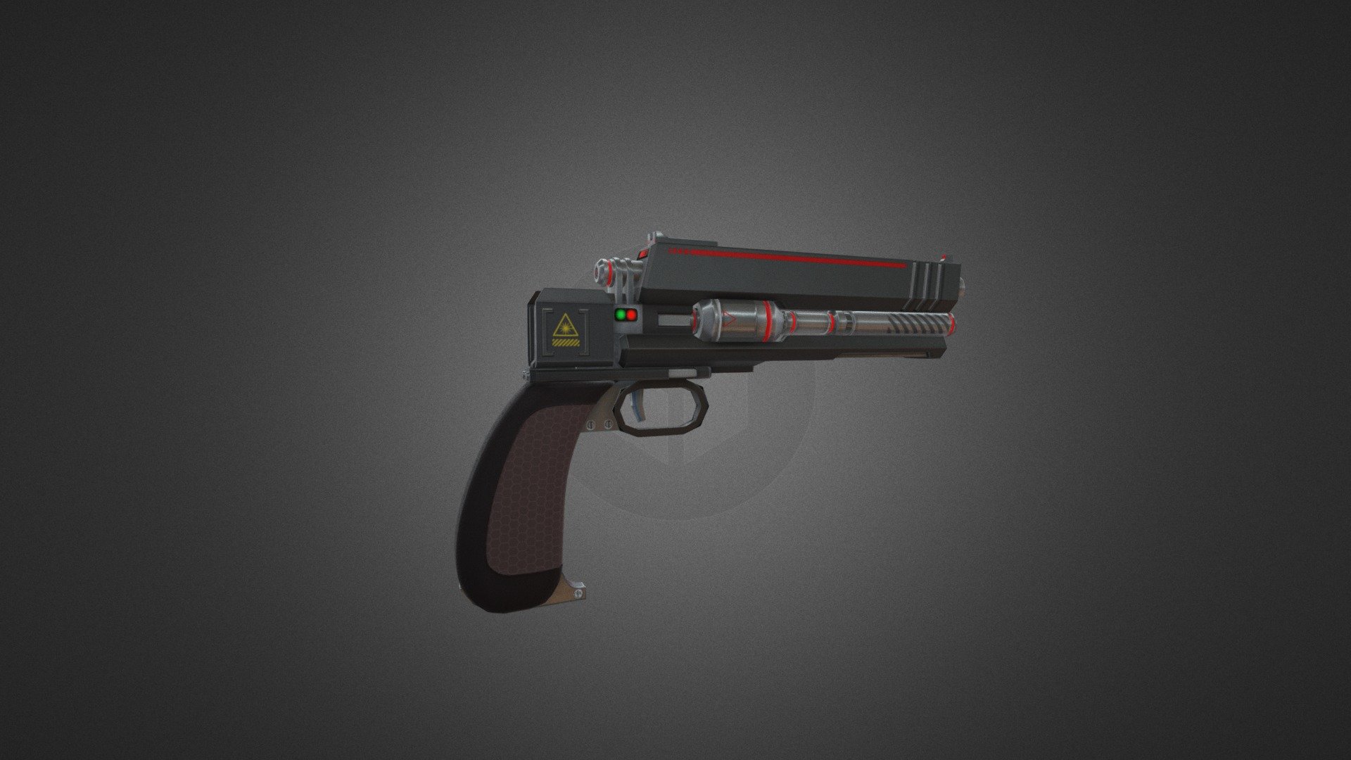 Blaster Pistol - 3D model by crossflip [a5f8211] - Sketchfab