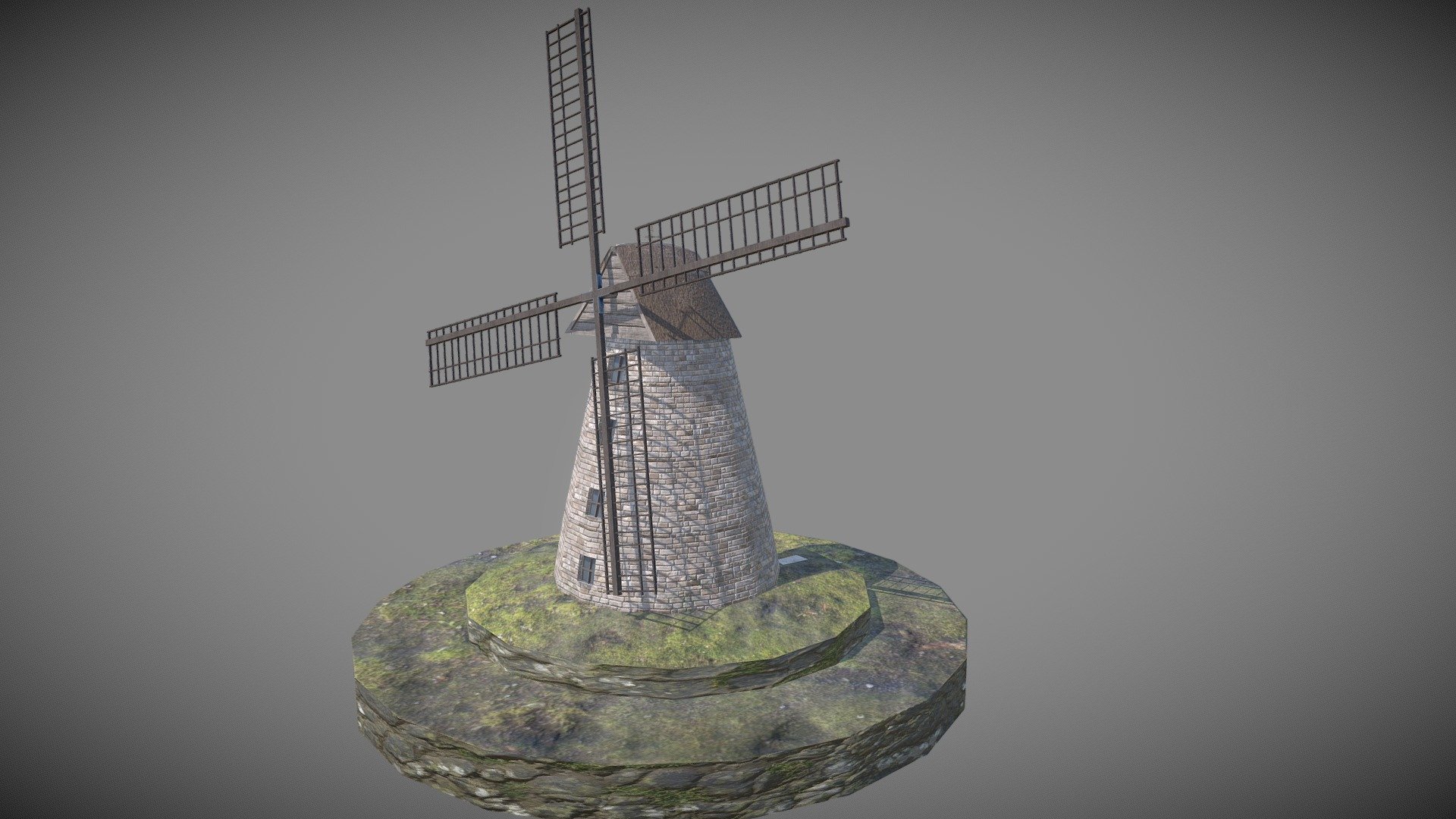 Windmill - 3D model by mkammeyer [a5f95f7] - Sketchfab