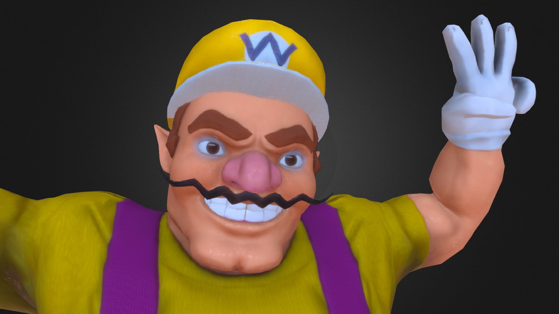 Wario - 3D model by Mithra Lagos (@mithralagos) [a5f9b9f] - Sketchfab